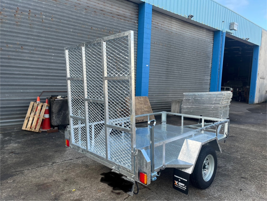 8X6 Single Axle Ride On Trailer – X-Trailers